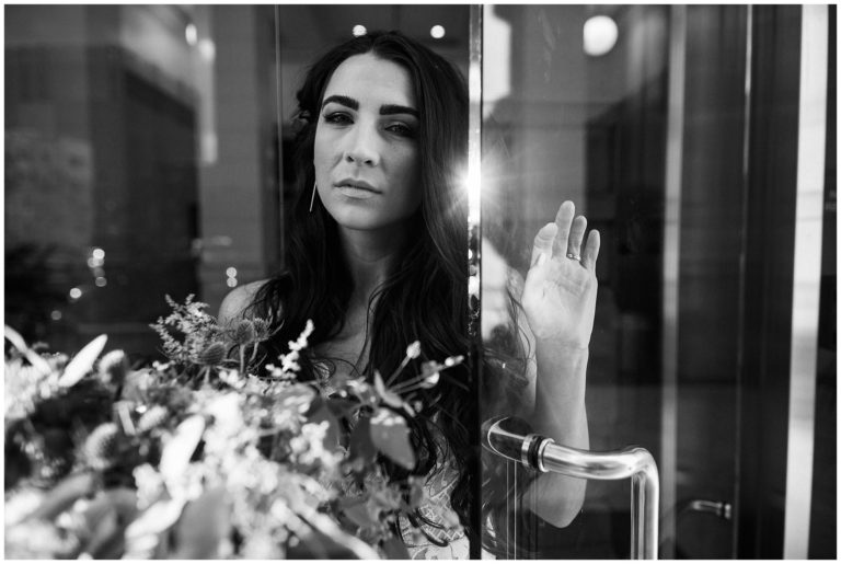 Zach + Katie | Rooftop Elopement | The Clift Building, Salt Lake City ...